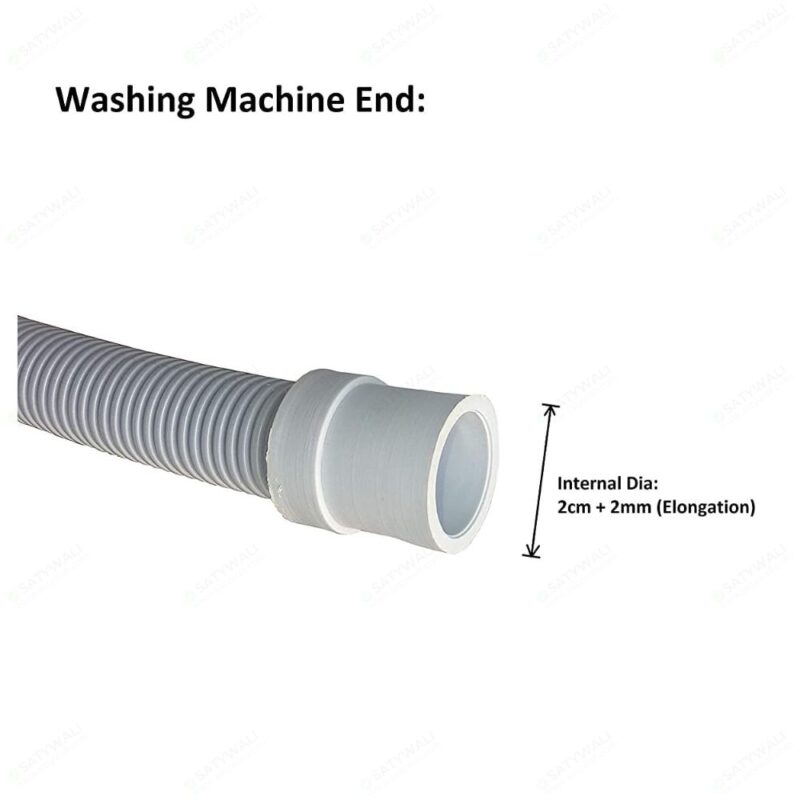 Washing Machine Fully Automatic Drain Pipe 2mt Outlet Hose, - Satywali